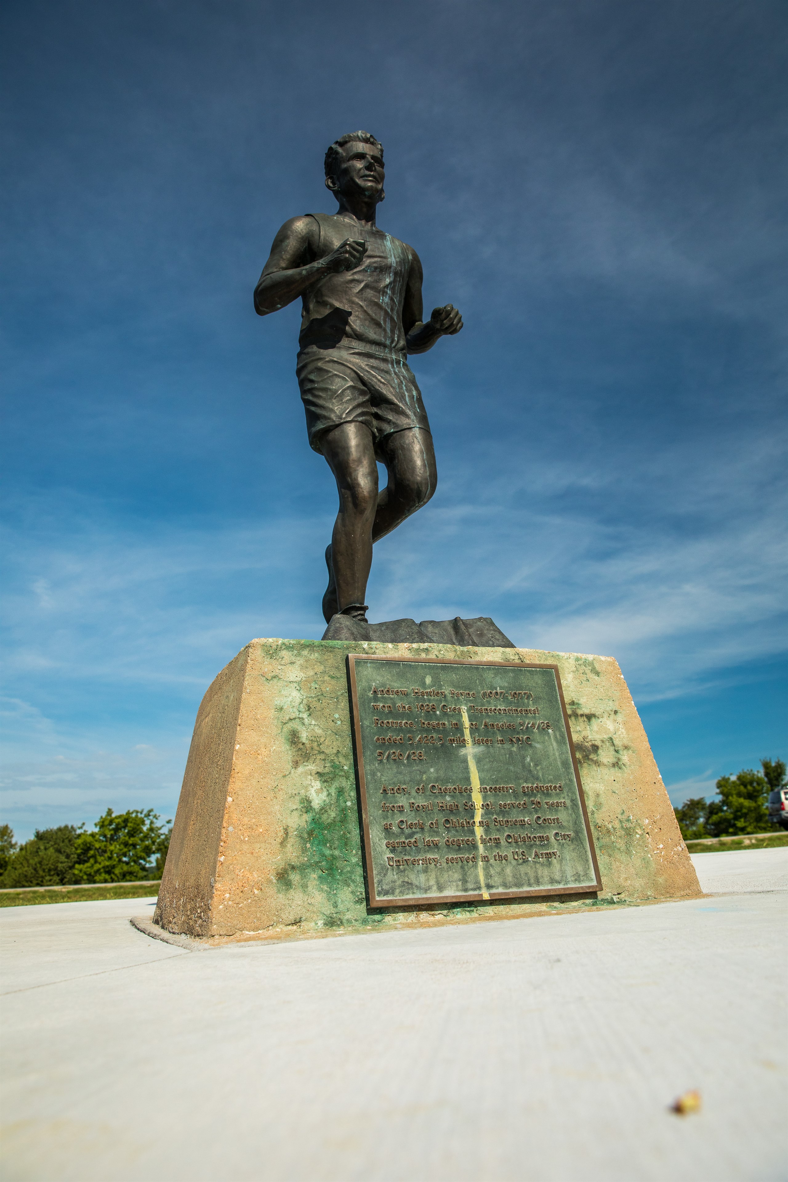 Locations Hub - Andy Payne Statue and Park